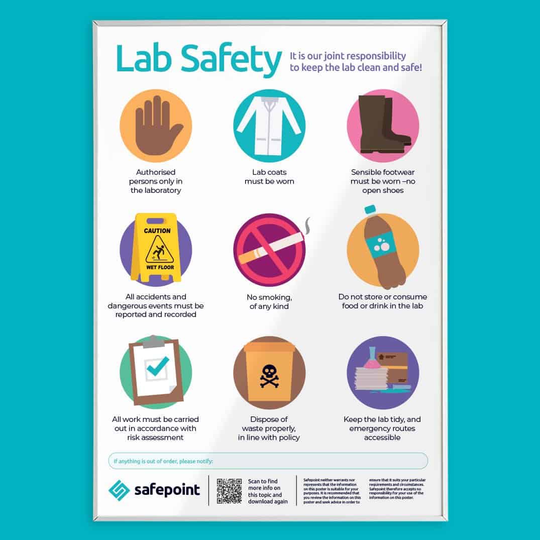 Infographic Lab Safety Rules Lab Safety Rules Science