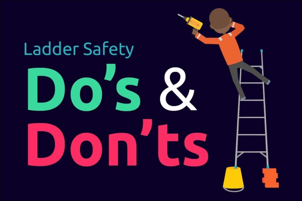 Ladder Safety (Free Poster!) | Safepoint Lone Worker Apps and Lone ...