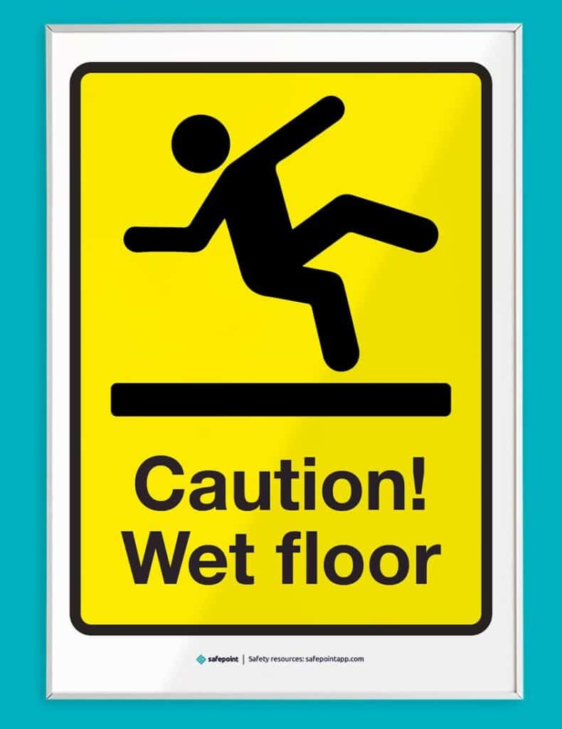 Caution Wet Floor Sign Printable Printable Floor Slippery Due To